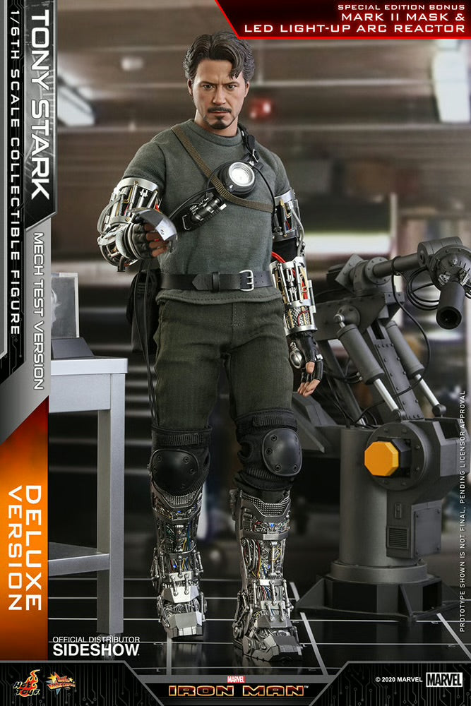 Tony Stark (Mech Test Version 2.0) Deluxe MMS582 Marvel Sixth Scale Fi ...