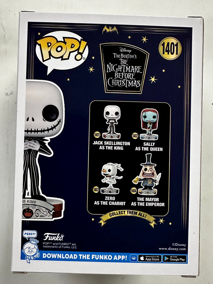 Funko Pop! Disney Jack Skellington As The King #1401 Nightmare Christm ...
