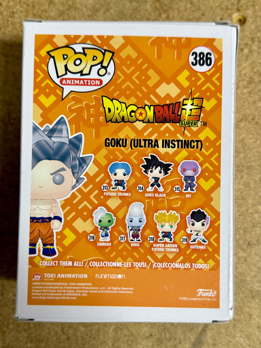 Funko Pop Anime Goku (Ultra Instinct) #386 Dragon Ball Super 2022 ...