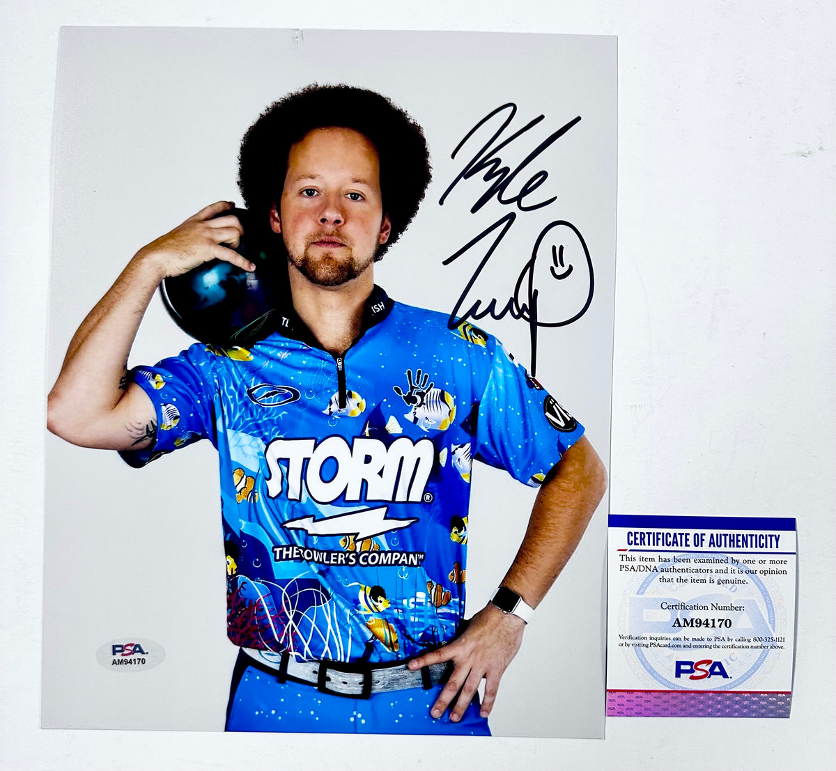 Kyle Troup Signed Professional 10X PBA Bowling Champion 8x10 Photo Wit ...