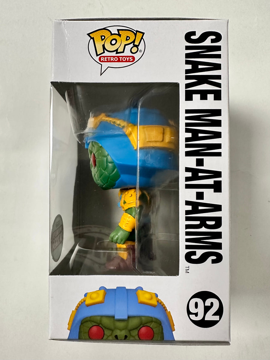 Funko Pop! Retro Toys Masters of The Universe Snake Man-At-Arms #92 Sp ...