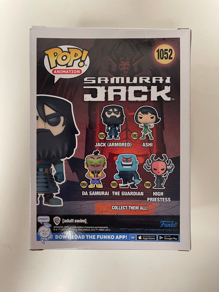 Funko Pop! Animation Jack (Armored) #1052 Samurai Jack 2021 Cartoon Ne ...